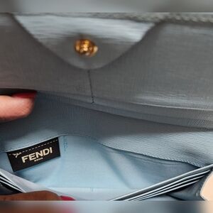 Fendi | Bags | Fendi Vitello Flowerland Continental Leather Wallet In ...